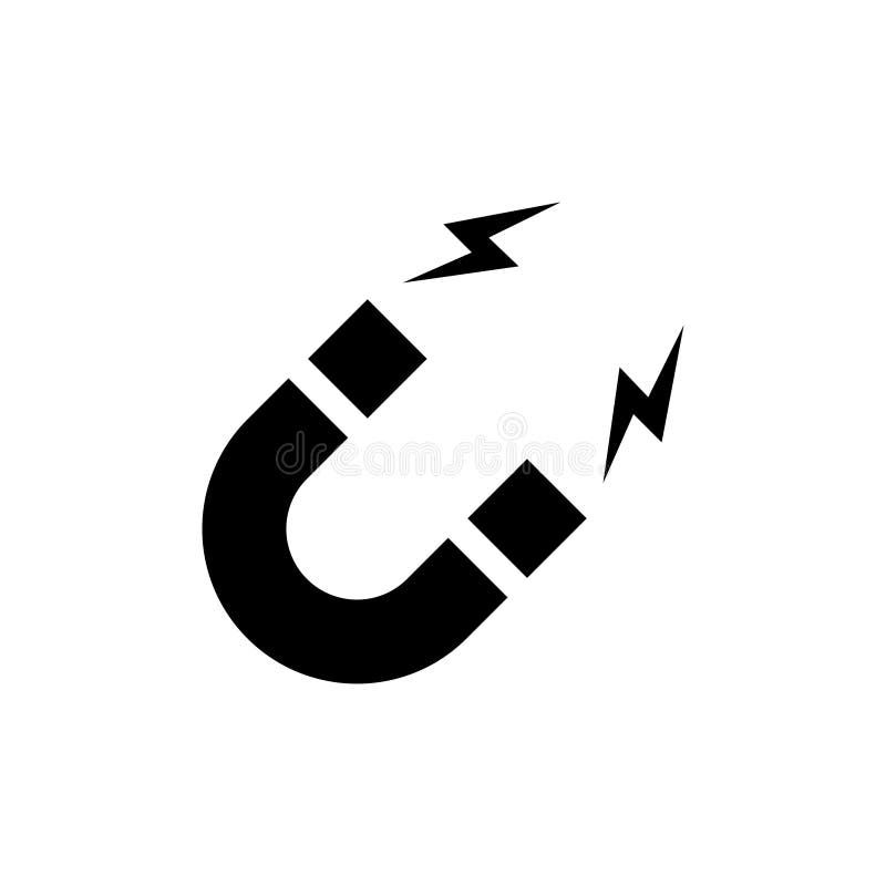 Magnet Icon Flat Vector Template Design Trendy Stock Vector ...