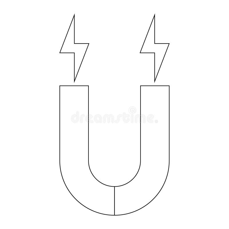 Magnet Icon vektor stock illustration. Illustration of magnet - 267460392