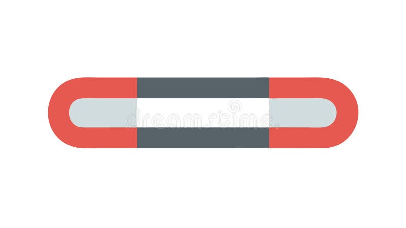 Magnet Icon Science Physics Attraction Polarity Symbol, Vector Design ...