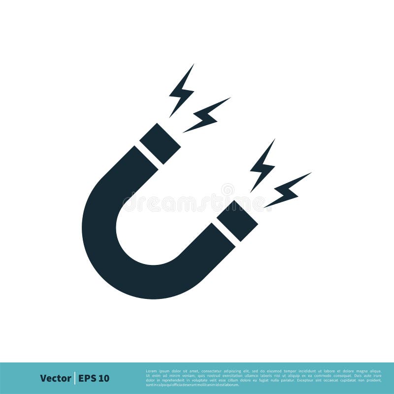Magnet Icon Vector Logo Template Illustration Design. Vector EPS 10 ...