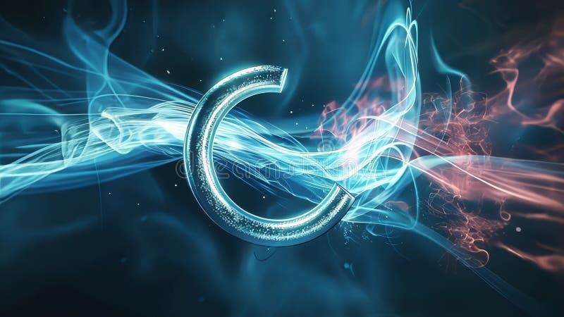 A Magnet and Its Virtual Twin Symbolizing the Attraction and Connection ...