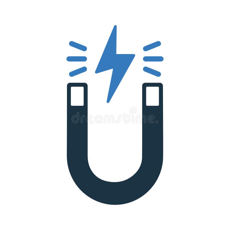 Magnet, Magnetic Icon. Simple Editable Vector Illustration Stock Vector ...