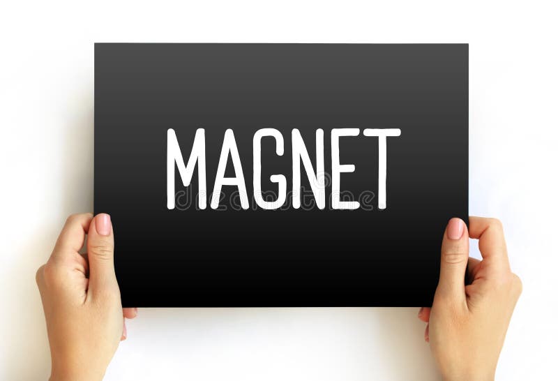 Magnet - Material or Object that Produces a Magnetic Field, Text ...