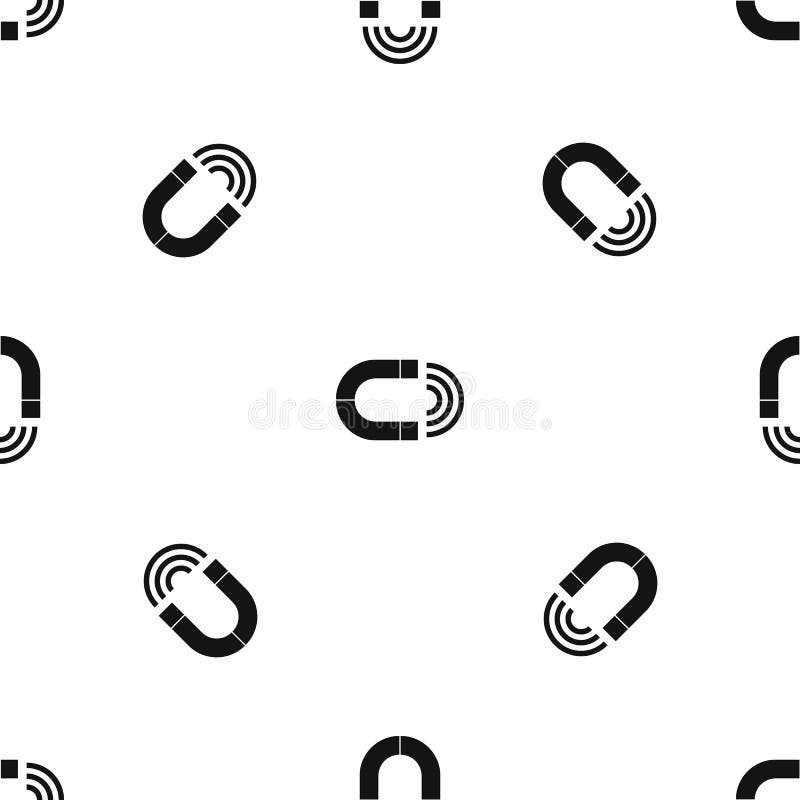 Magnet Pattern Seamless. Loadstone Background Stock Vector ...