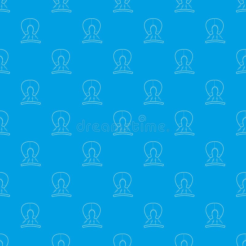 Red Magnet Repeat Seamless Pattern Doodle Cartoon Style Wallpaper ...