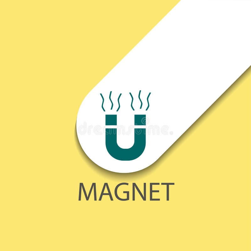 Magnet Simple Icon. Magnet Isolated Icon Stock Vector - Illustration of ...
