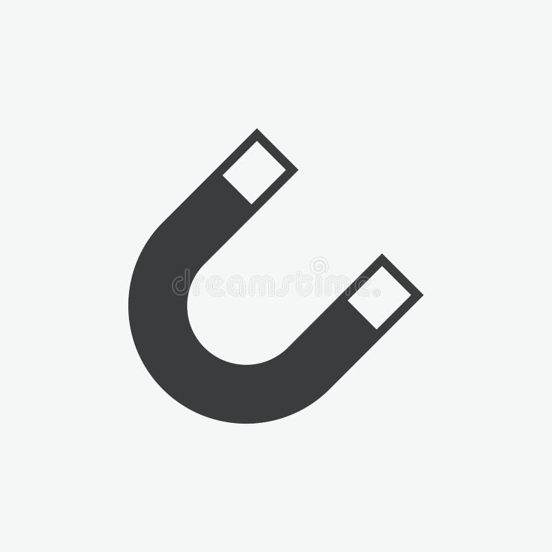 Magnet Vector Icon stock vector. Illustration of flat - 240425449