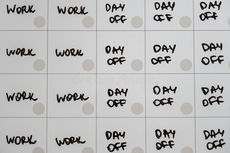 Magnetic Board Writing 4 Day Work Week Calendar with Three Weekend Days ... Magnetic Board Writing 4 Day Work Week Calendar with Three Weekend Days ...