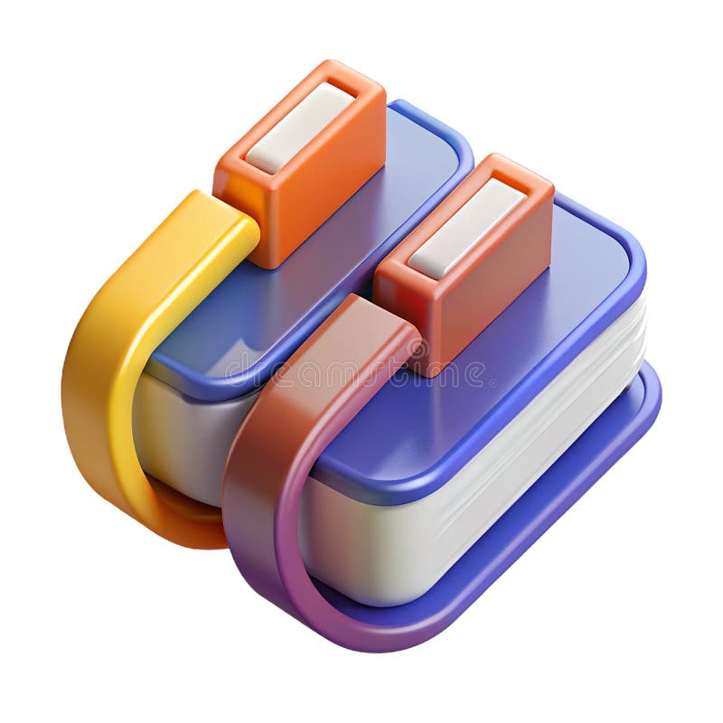 Magnetic Bookmarks Set with Creative Designs Stock Illustration ...