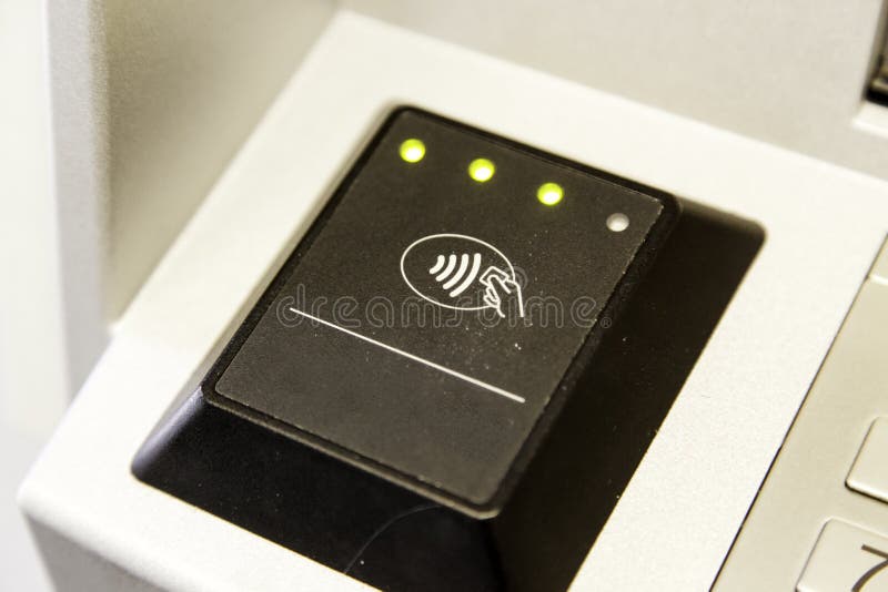 Magnetic card reader stock image. Image of number, background - 90998893