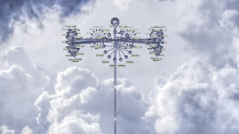 A magnetic carousel stock illustration. Illustration of circus - 203920692