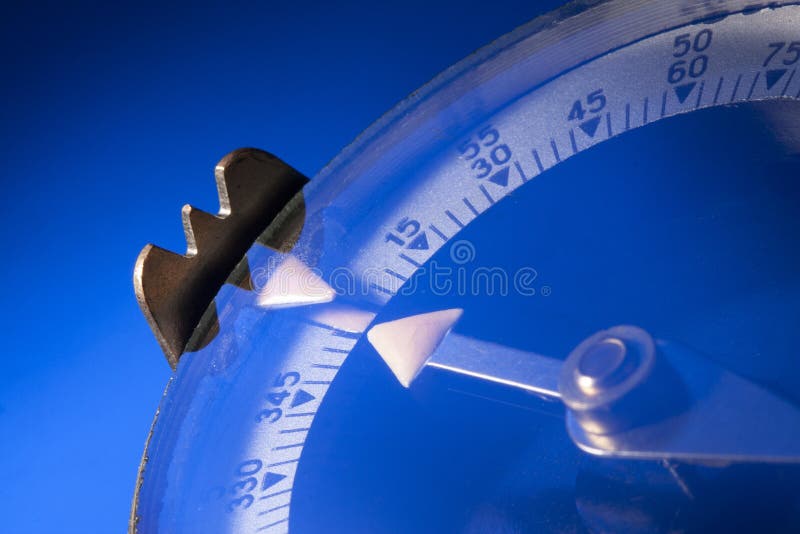 Compass blue color stock image. Image of gold, directional - 7699573