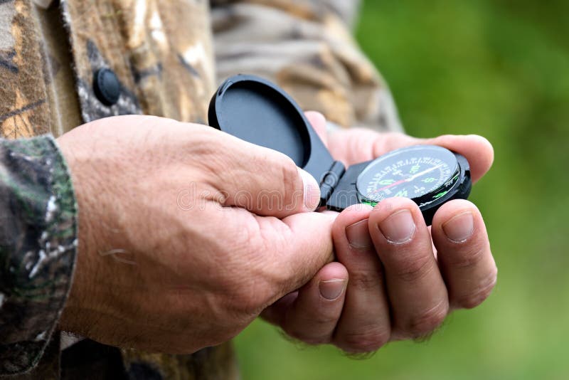 Magnetic compass stock photo. Image of naturenavigation - 78035102