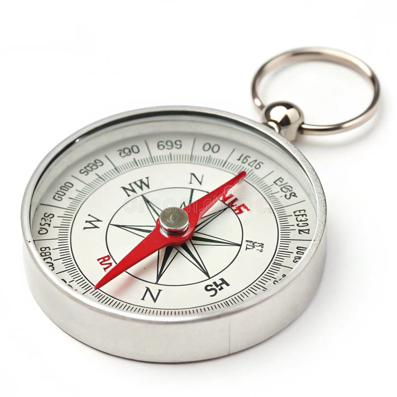 Magnetic Compass Isolated on Transparent Background Stock Illustration ...