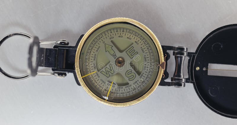 Compass Spinning Around on Boat Table Stock Footage - Video of navigate ...