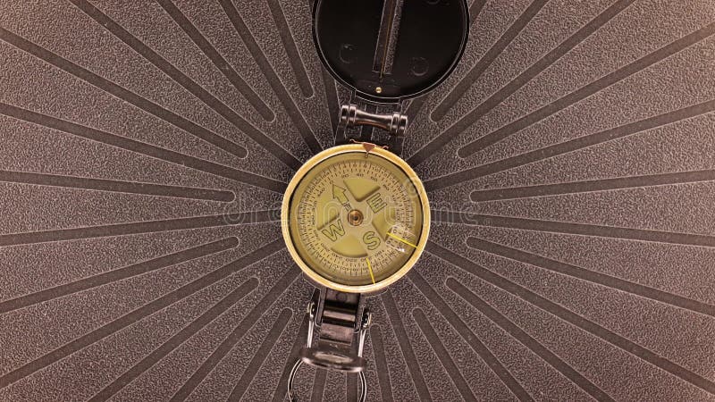 Compass Spinning Around on Black Background Stock Video - Video of ...