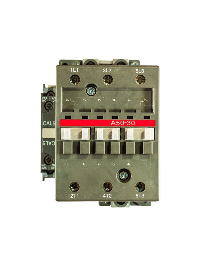 Magnetic contactor stock photo. Image of magnetic, electricity - 27336454