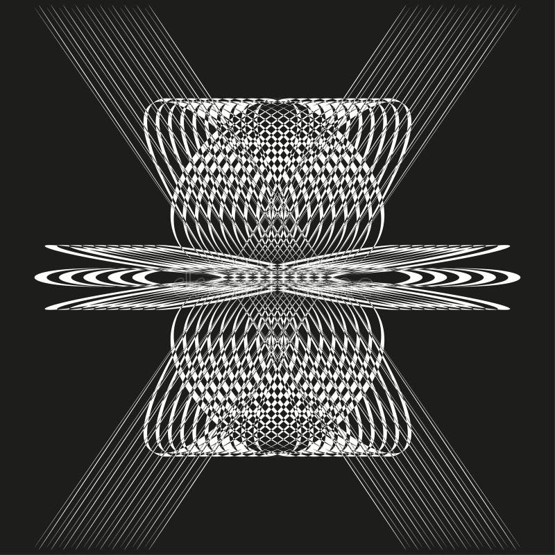 Magnetic Core Icon. Symmetric Coil Pattern. Resonant Pulse Vector ...