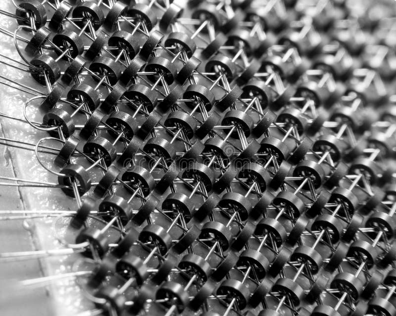 Core Memory from a IBM 7090 Mainframe Stock Photo - Image of magnetic ...