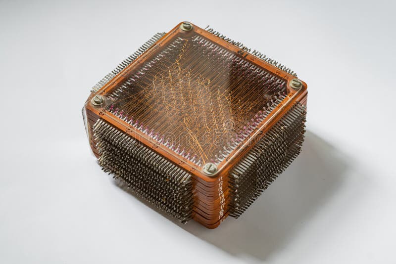Magnetic-core Memory on White Background Stock Photo - Image of ... Magnetic-core Memory on White Background Stock Photo - Image of ...