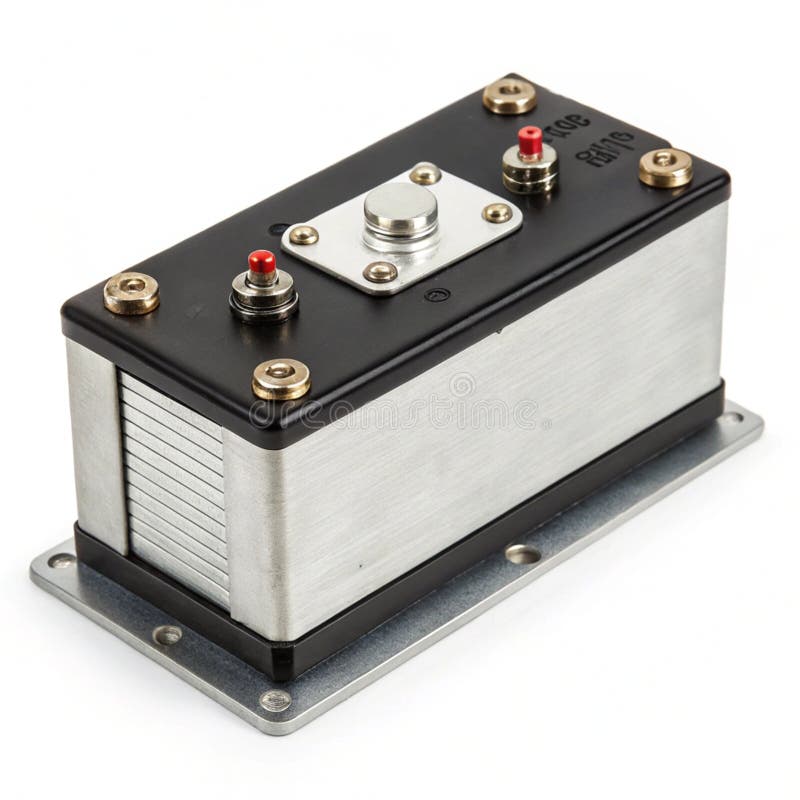 Magnetic Device on White Background Stock Illustration - Illustration ...