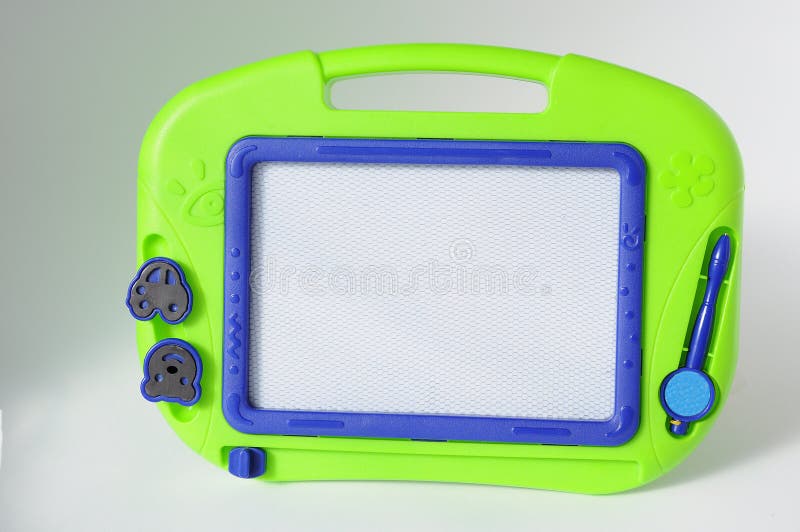 Magnetic drawing tablet stock image. Image of table, design - 28068359