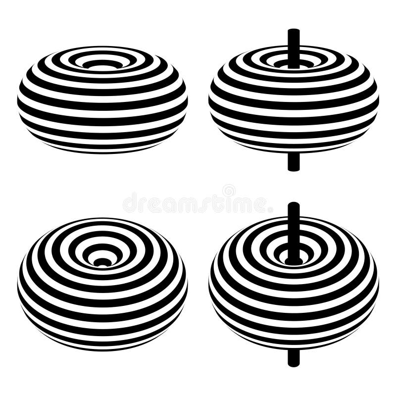 Magnetic Field Toroid Black Symbol Stock Vector - Illustration of ...