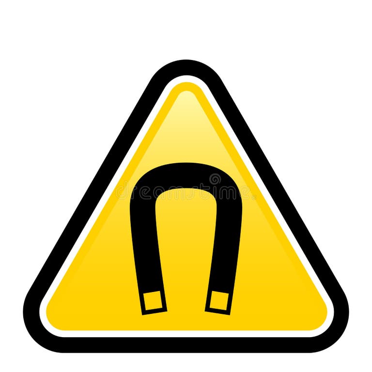 Warning Magnet Stock Illustrations – 692 Warning Magnet Stock ...