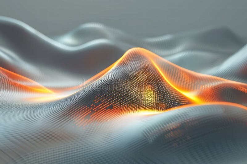 Magnetic Fields Concept with Dynamic Energy Flow, Glowing Force Lines ...