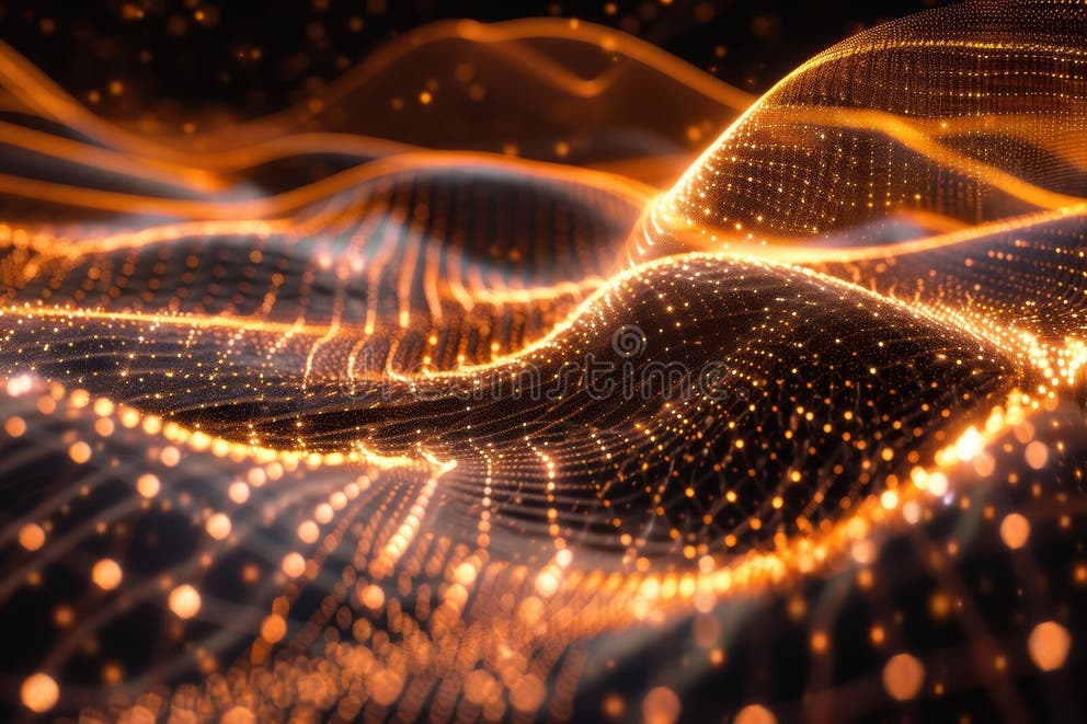 Magnetic Fields Concept with Dynamic Energy Flow, Glowing Force Lines ...