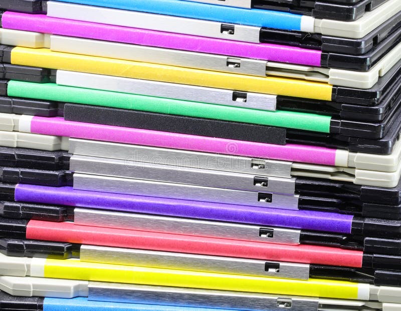 Magnetic Floppy Disks Used To Save Data from Early Personal Computers ...