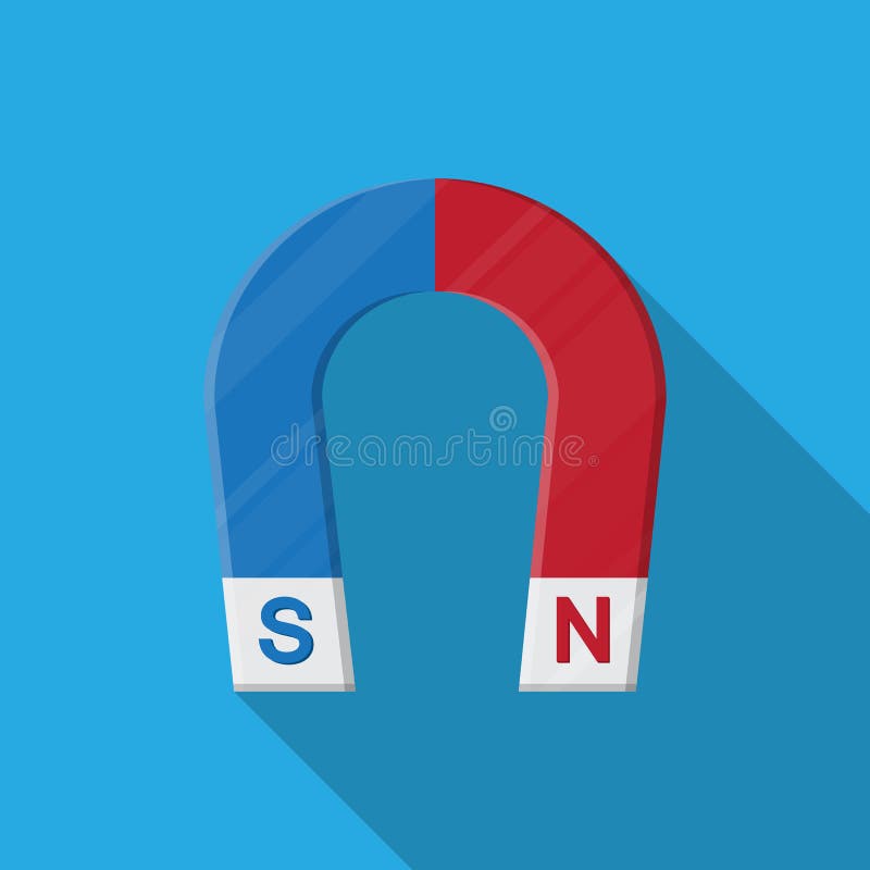 Magnetic Bar Icon, Isometric Style Stock Vector - Illustration of force ...