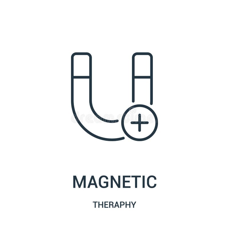 Magnetic Icon on White Background Stock Vector - Illustration of ...