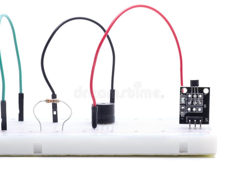 Magnetic Module in Breadboard Stock Photo - Image of component, arduino ...