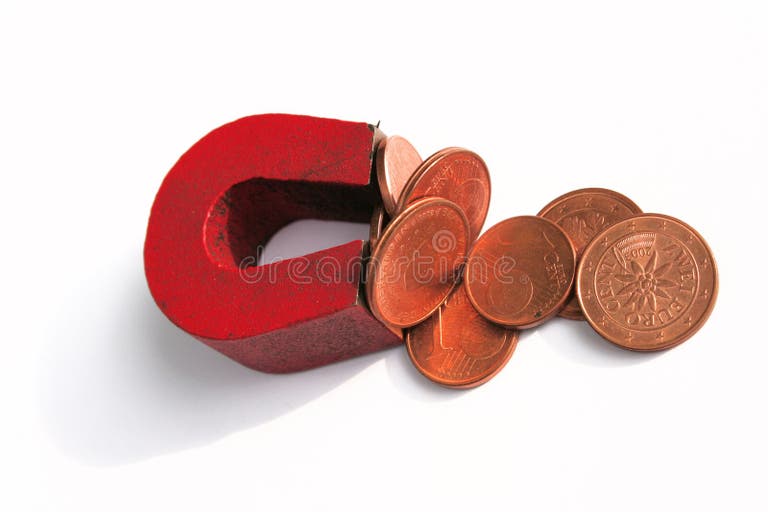 Magnetic Money stock image. Image of dollars, profits, business - 769057