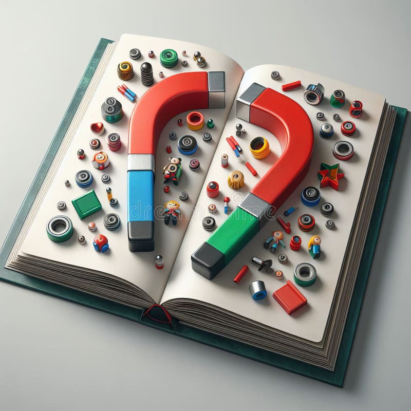294 Magnetic Pages_ a Book with Pages that Contain Magnets,allo Stock ...