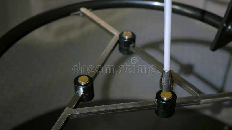 Magnetic Pendulum Moves between Three Magnets Editorial Photography ...