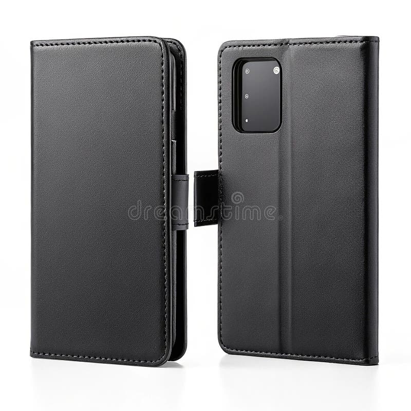 Magnetic Phone Wallet Case with Secure Closure Stock Illustration ...