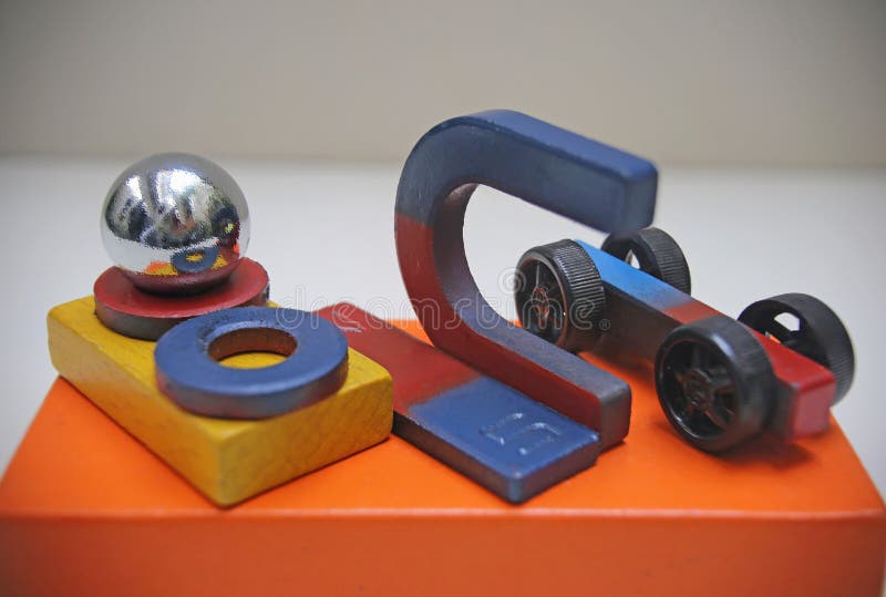 Magnetic Photo Magnetic Power Kit Stock Photo - Image of business ...