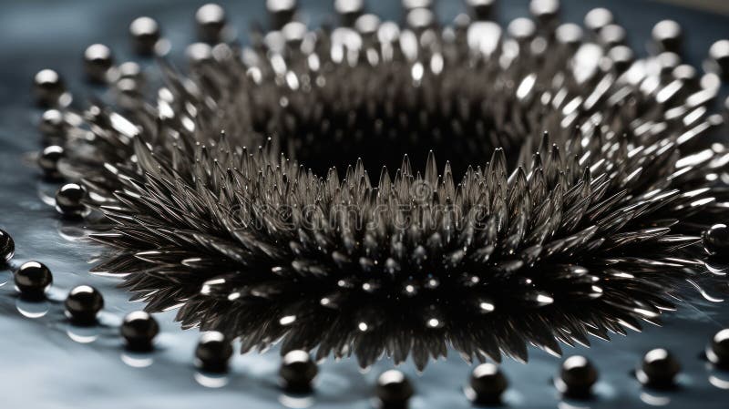 Magnetic, Properties, Silver, Ferrofluid, Background, Material ...