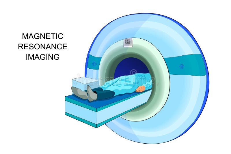 Magnetic Resonance Imaging. Patient Having Scan Procedure in Hospital ... Magnetic Resonance Imaging. Patient Having Scan Procedure in Hospital ...