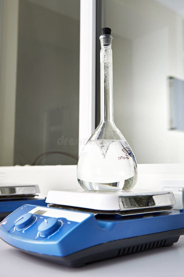 Magnetic stirrer on lab stock photo. Image of tube, science - 152797694