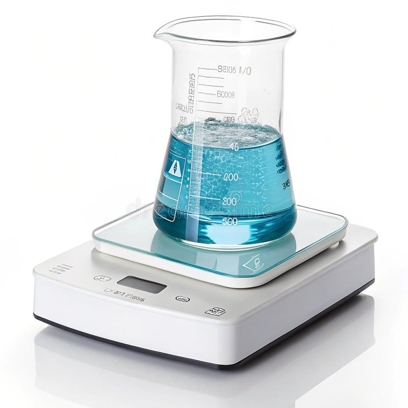 Magnetic Stirrer Mixing Chemical Solution Stock Illustration ...