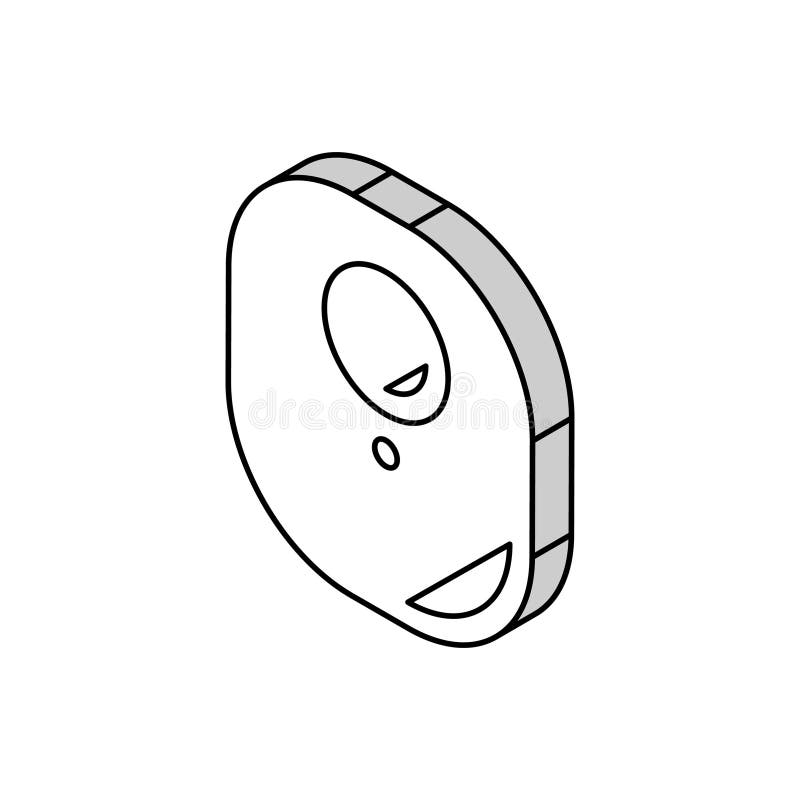 Magnetic Tag with Rfid Isometric Icon Vector Illustration Stock Vector ...