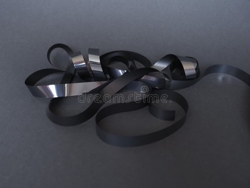 Magnetic tape tangle stock illustration. Illustration of videotape ...