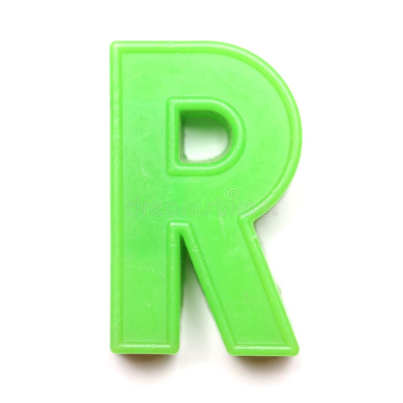 Magnetic Uppercase Letter R Stock Photo - Image of plastic, play: 185910024