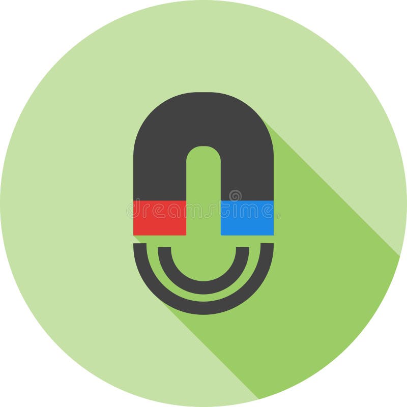 Magnetic Waves stock vector. Illustration of force, waves - 83634879