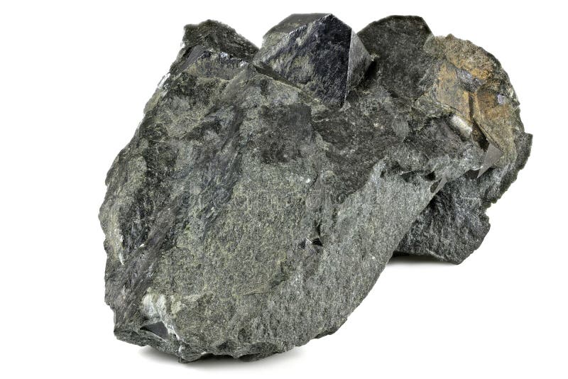 Ruwe Magnetiet (ijzererts) Steen Op Dark Stock Foto - Afbeelding ...