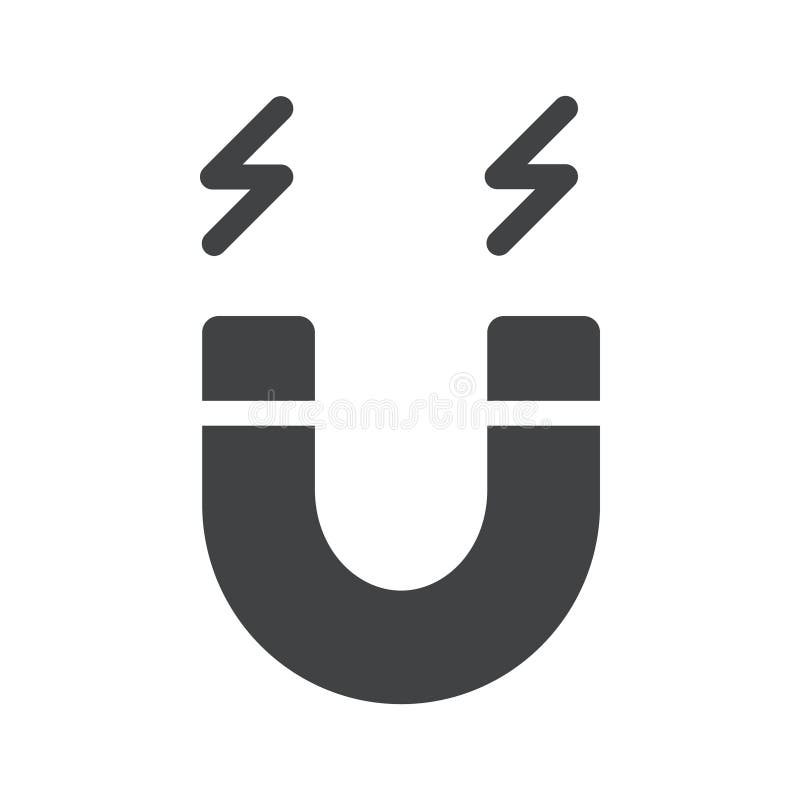 Magnetism Icon Simple Vector Symbol Stock Vector - Illustration of magnet, physics: 340280875