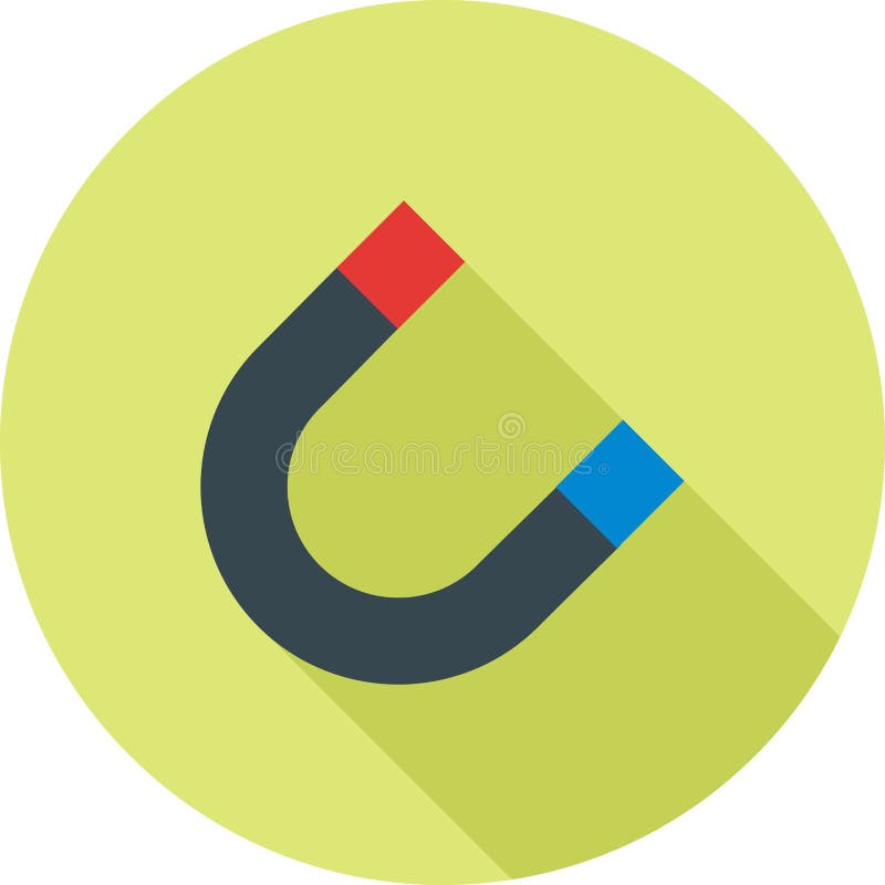 Magnetism stock vector. Illustration of design, magnetic - 91637009